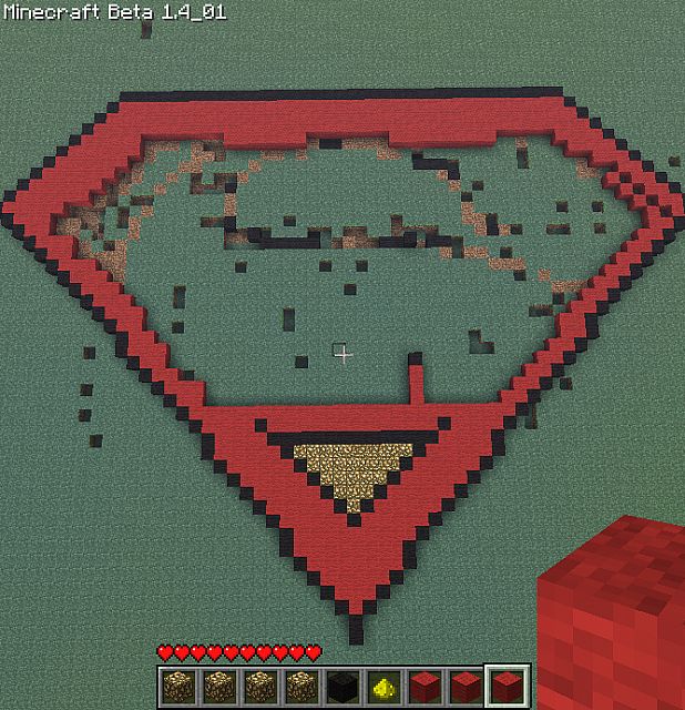Pixel Art Series 005 Superman Logo Minecraft Project