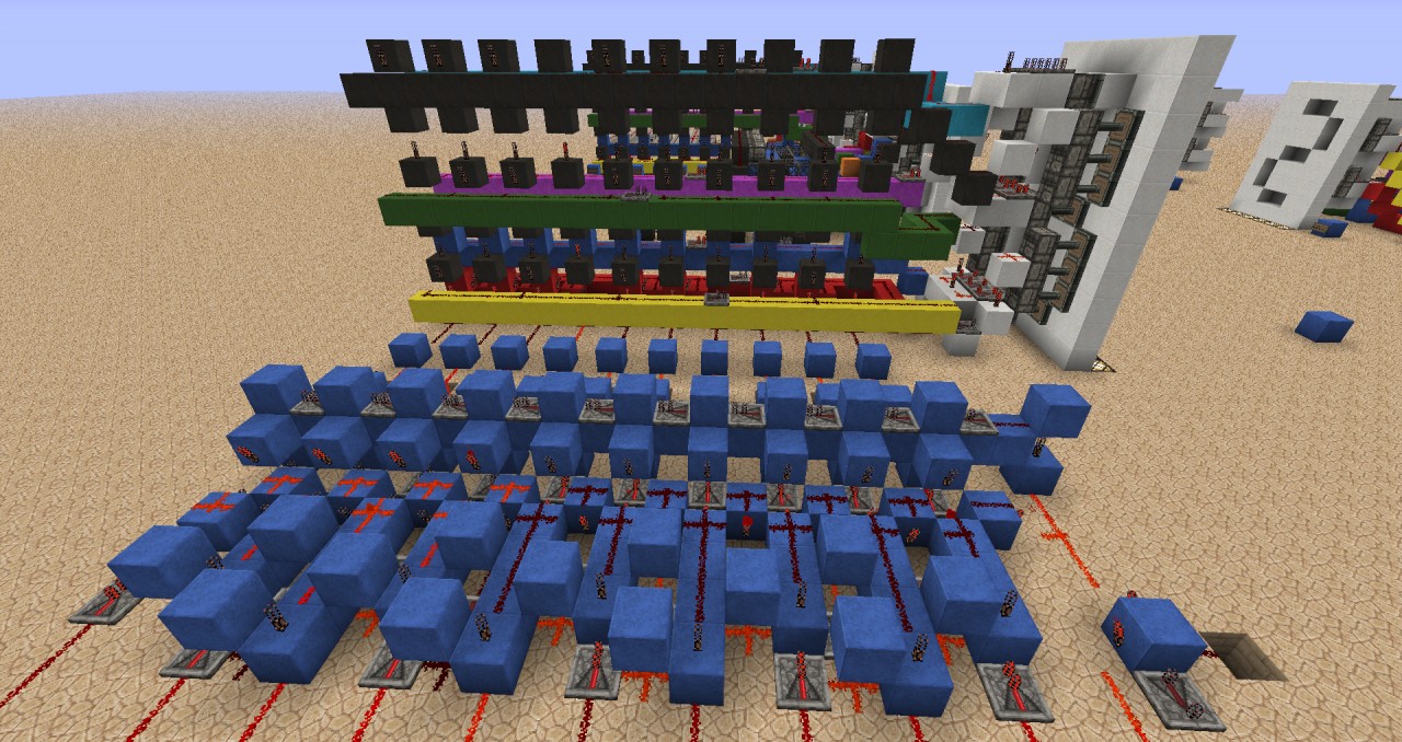 Seven Segment Display Decoder Gallery Tutorial Minecraft Project