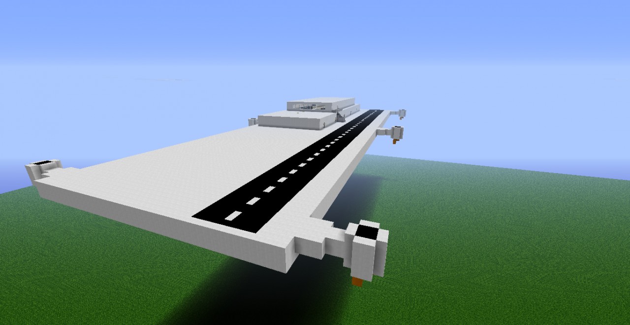 Flying Aircraft Carrier Minecraft Project