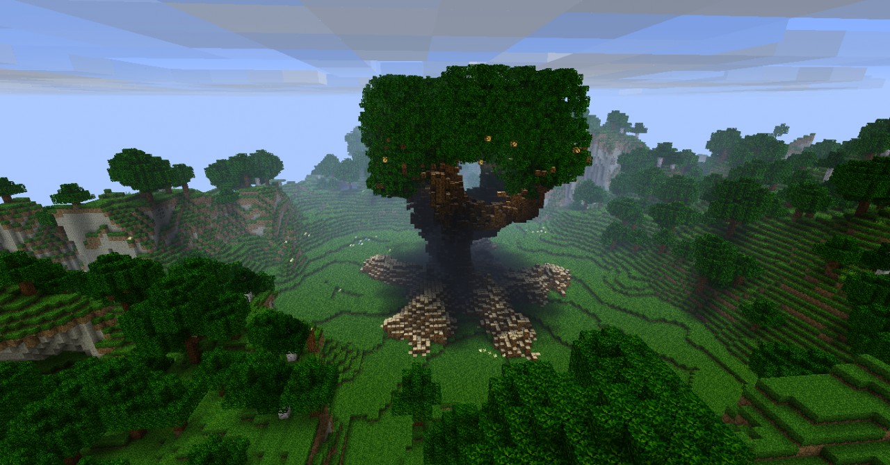 Giant Tree In Minecraft Minecraft Project