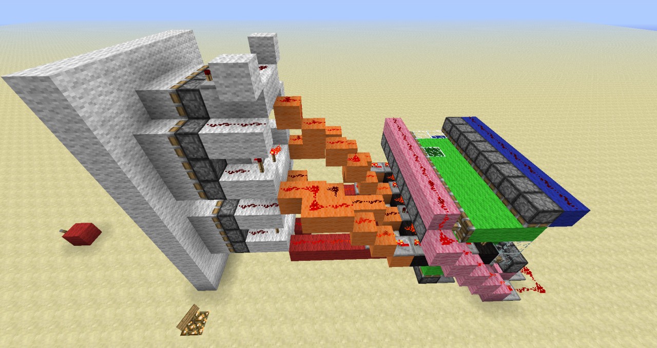 Piston Memory Array How To Build A Redstone Clock Minecraft Project