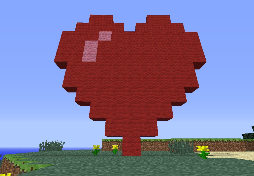 Love Heart Minecraft Project