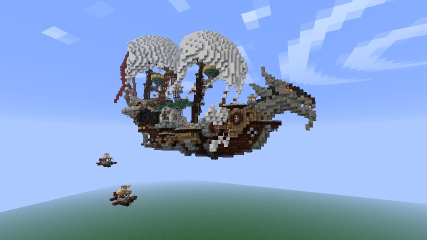 Minecraft Airship Schematic
