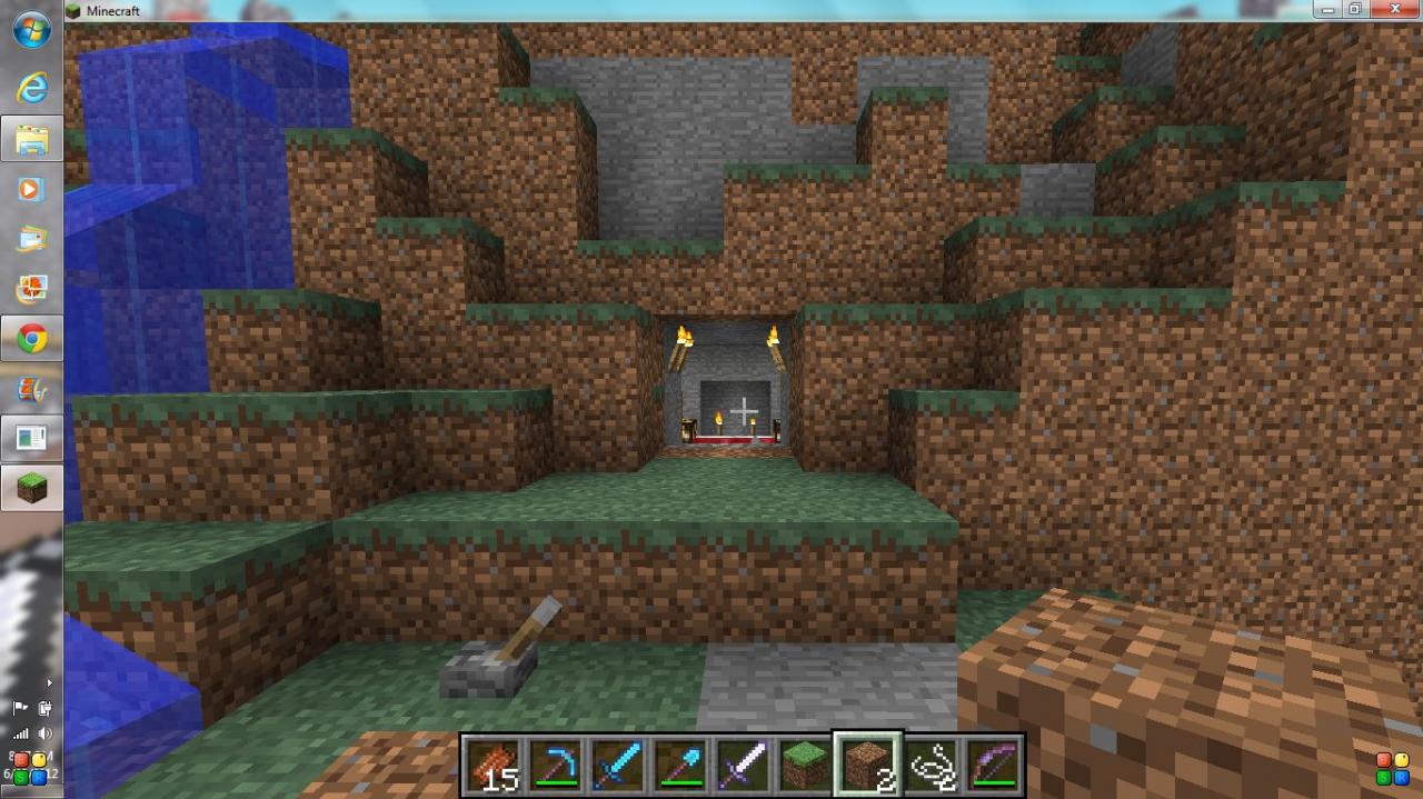 Minecraft Piston House