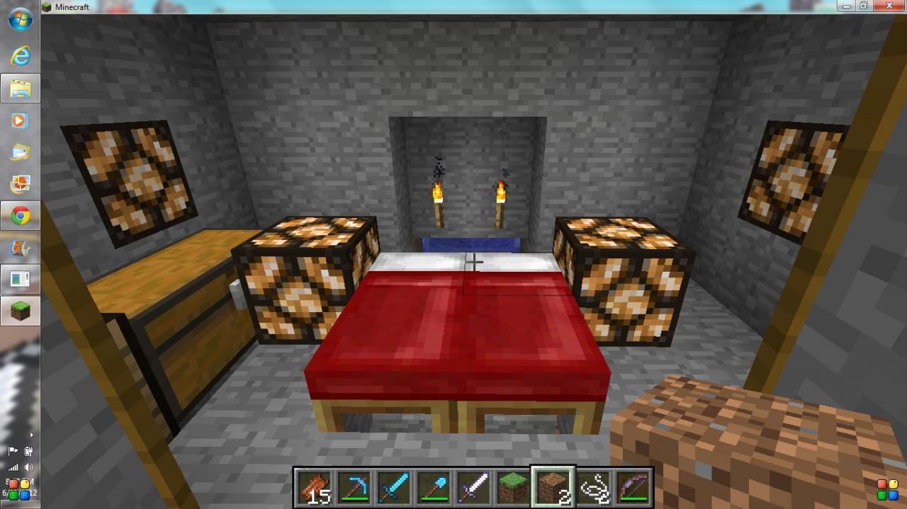 Minecraft Piston House