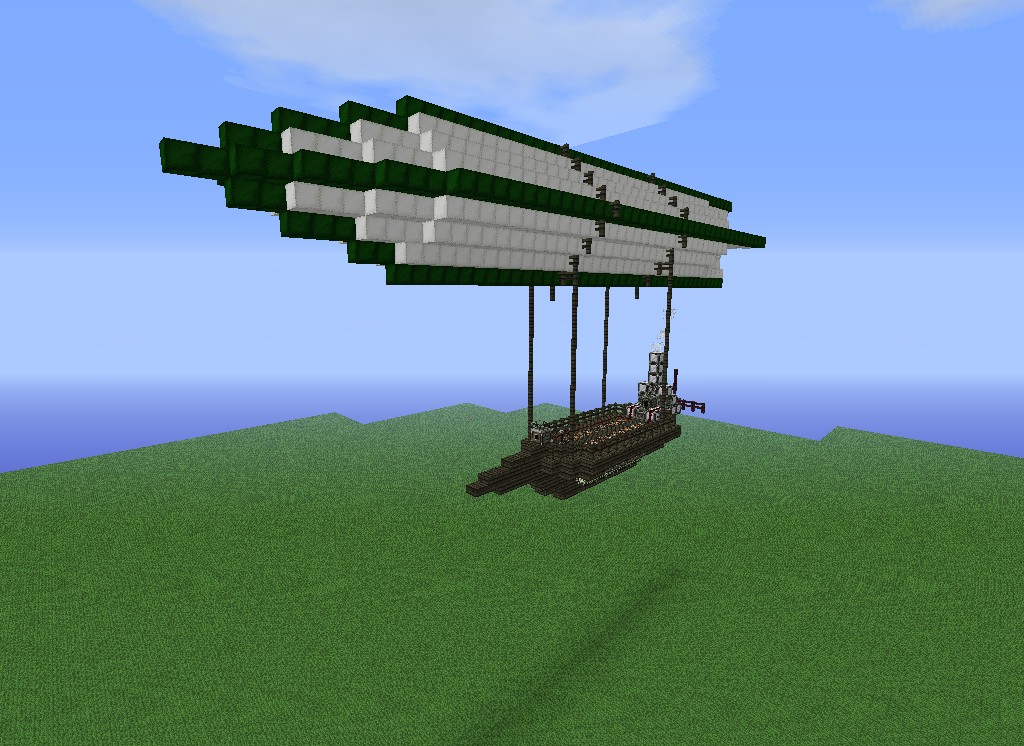 Minecraft Airship Schematic