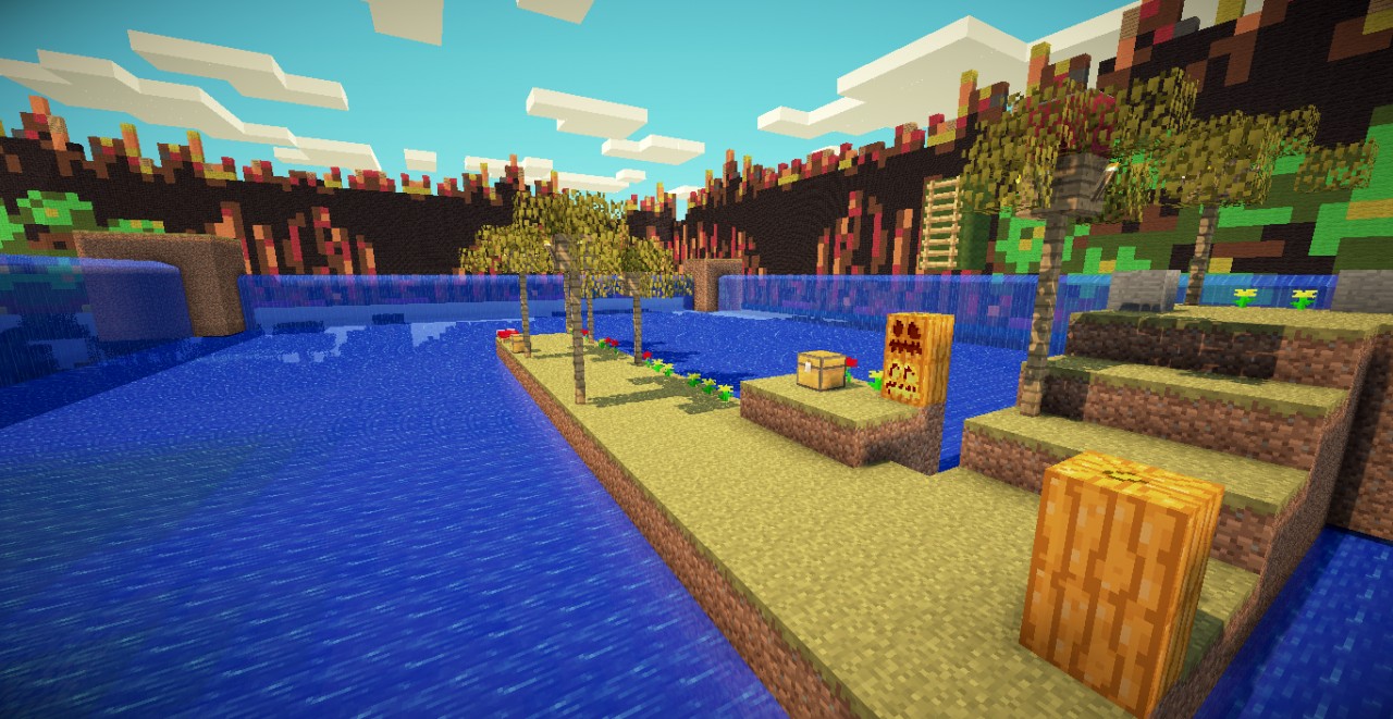 Green Hill Zone Act 1 Minecraft Project