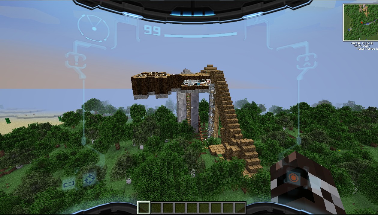 Minecraft Piston House