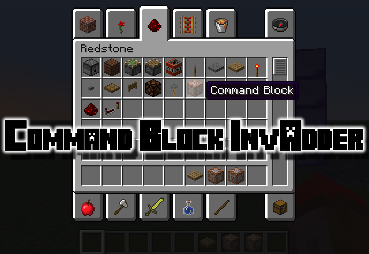  1 6 2 Command Block InvAdder Updated Minecraft Mod