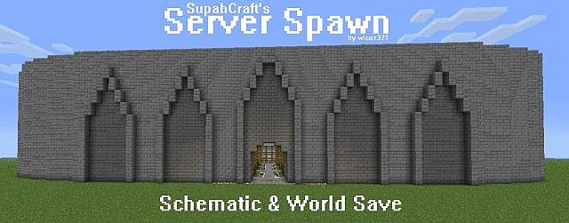 Server Spawn Schematic And World Save Minecraft Project