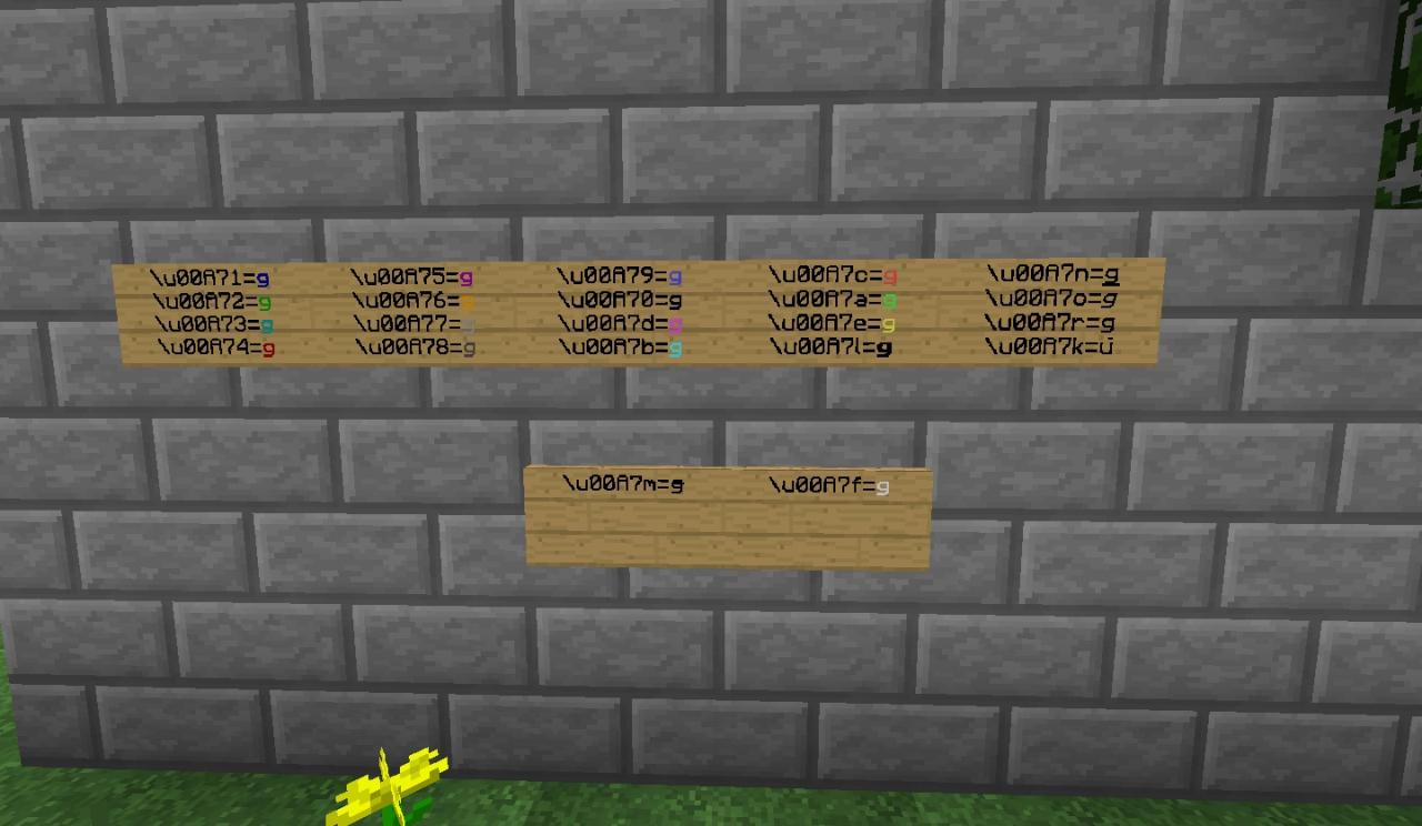 How To Color Your Minecraft Server MOTD Minecraft MOTD Color Codes 