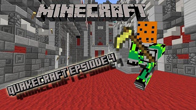 Minecraft Lets Play Quake Craft Episode 4 Bring On The Golden Hoe