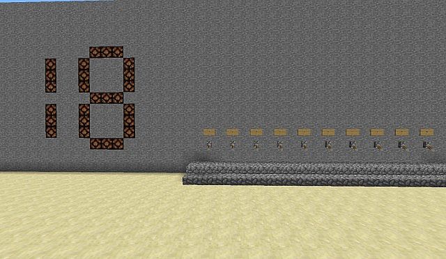 Digital Display Clock 1 7 4 1 6 4 Minecraft Project