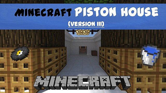 Minecraft Piston House