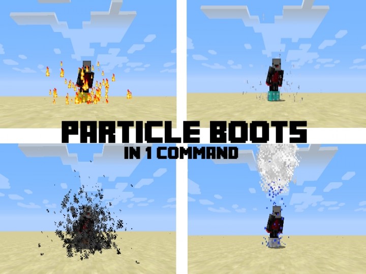 Particle Boots {custom Particle Effects} Minecraft Project