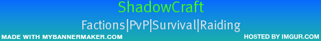 ShadowCraft|Survival|PvP|Factions| Minecraft Server