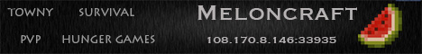 MelonCraft - No Lag - 24/7 - GriefPrevention - Factions - Minecraft Server