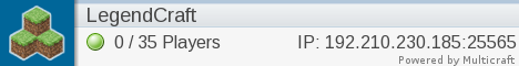Legend Craft Minecraft Server