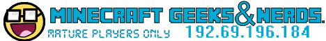 Minecraft Geeks & Nerds Minecraft Server