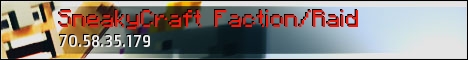 SneakyCraft Faction/PvP Minecraft Server