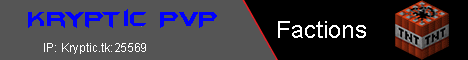 Kryptic PvP Minecraft Server