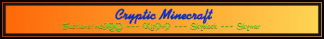 Cryptic Minecraft Minecraft Server