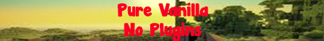 100% Pure Vanilla Server Minecraft Server