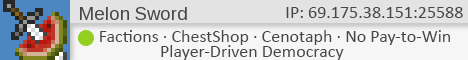 Melon Sword 1.9.4 Minecraft Server