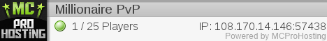 Millionaire PvP Minecraft Server