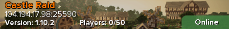 Castle Raid Minecraft Server