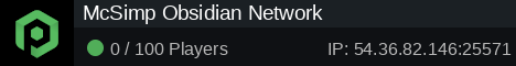 McSimp Obsidian Network Minecraft Server