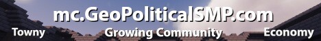 Geo Political Server Minecraft Server