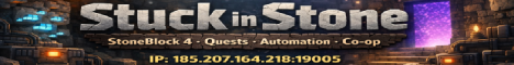 Stuck in Stone | Stoneblock 4 Minecraft Server