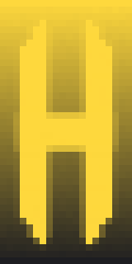 Yellow Hypixel Minecraft Banner