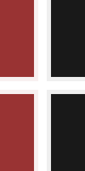 Red Black cross Minecraft Banner