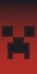 Gradient creeper shield Minecraft Banner