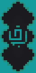 Oxidized Copper Rune Minecraft Banner