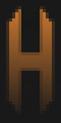 Letter H Minecraft Banner