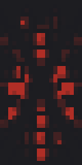 Skeletal Red Minecraft Banner