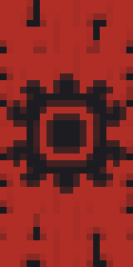 Red Sun Minecraft Banner