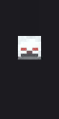 Red-eyed skeleton Minecraft Banner