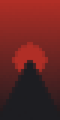 Red Sun Rising Minecraft Banner