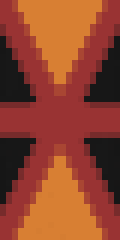Red Saltire Minecraft Banner