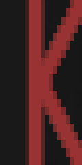 Red K Minecraft Banner