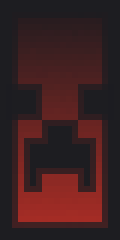 Creeper red Minecraft Banner