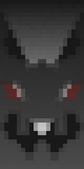 Red Eyes Wolf Minecraft Banner
