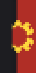 Flag of Angola Minecraft Banner