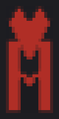 Red lantern Corp symbol Minecraft Banner