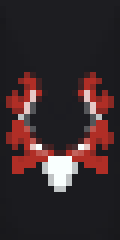 Red stag Minecraft Banner