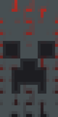 Bloody creeper shield Minecraft Banner
